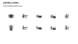 Eating Icons for Google Slides and PowerPoint